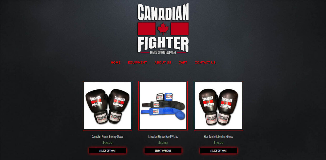 Canadian Fighter | Spare Square Design